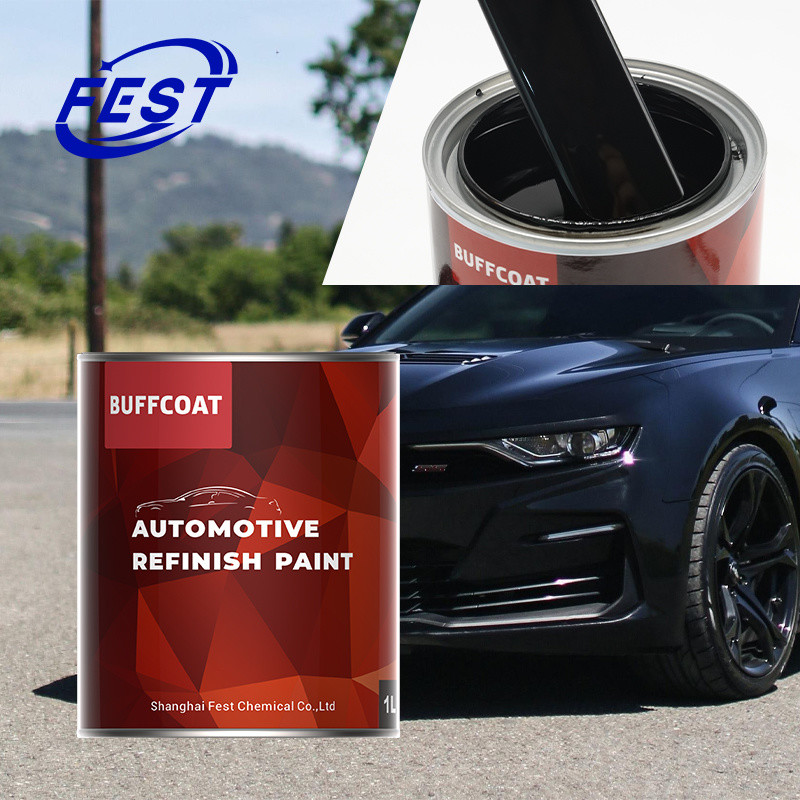 40-60um 2k Black Car Paint Automotive Refinish Coating