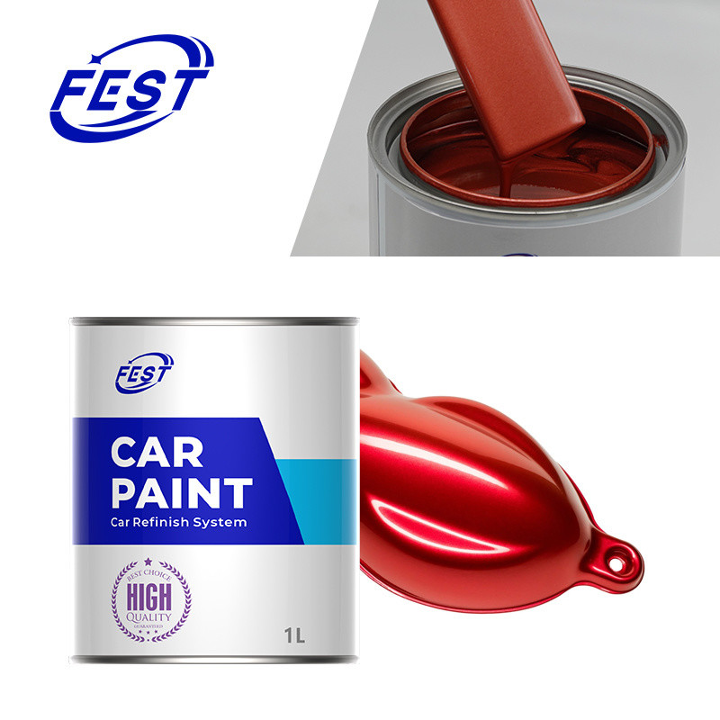 Wine Red Metallic Red Car Paint Auto Body Paint Repair Mixing System