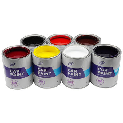 Red Black Polyurethane Car Paint Mixing System Metallic Car Paint Spray ...